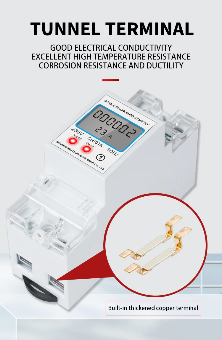 2P Single-Phase LCD Display RS485 DIN Rail Kwh Energy Meter| Alibaba.com