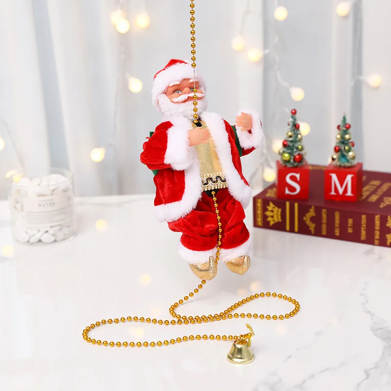 Santa Climbing Ladder Electric Ropes Santa Claus Climbing Rope Ladder ...