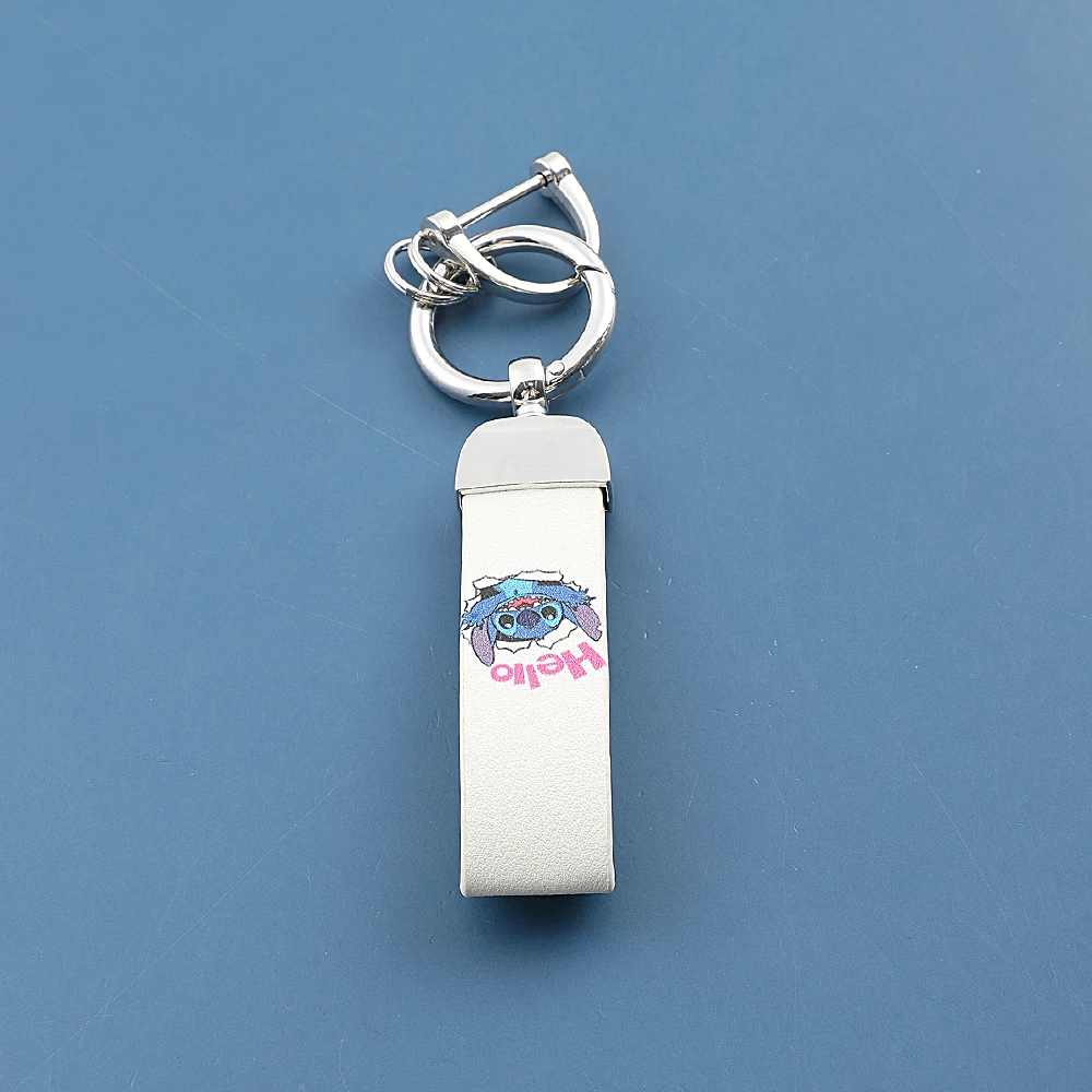 Detachable Anime Kawaii Disneys Stitch Keychains Custom Metal Key Ring ...