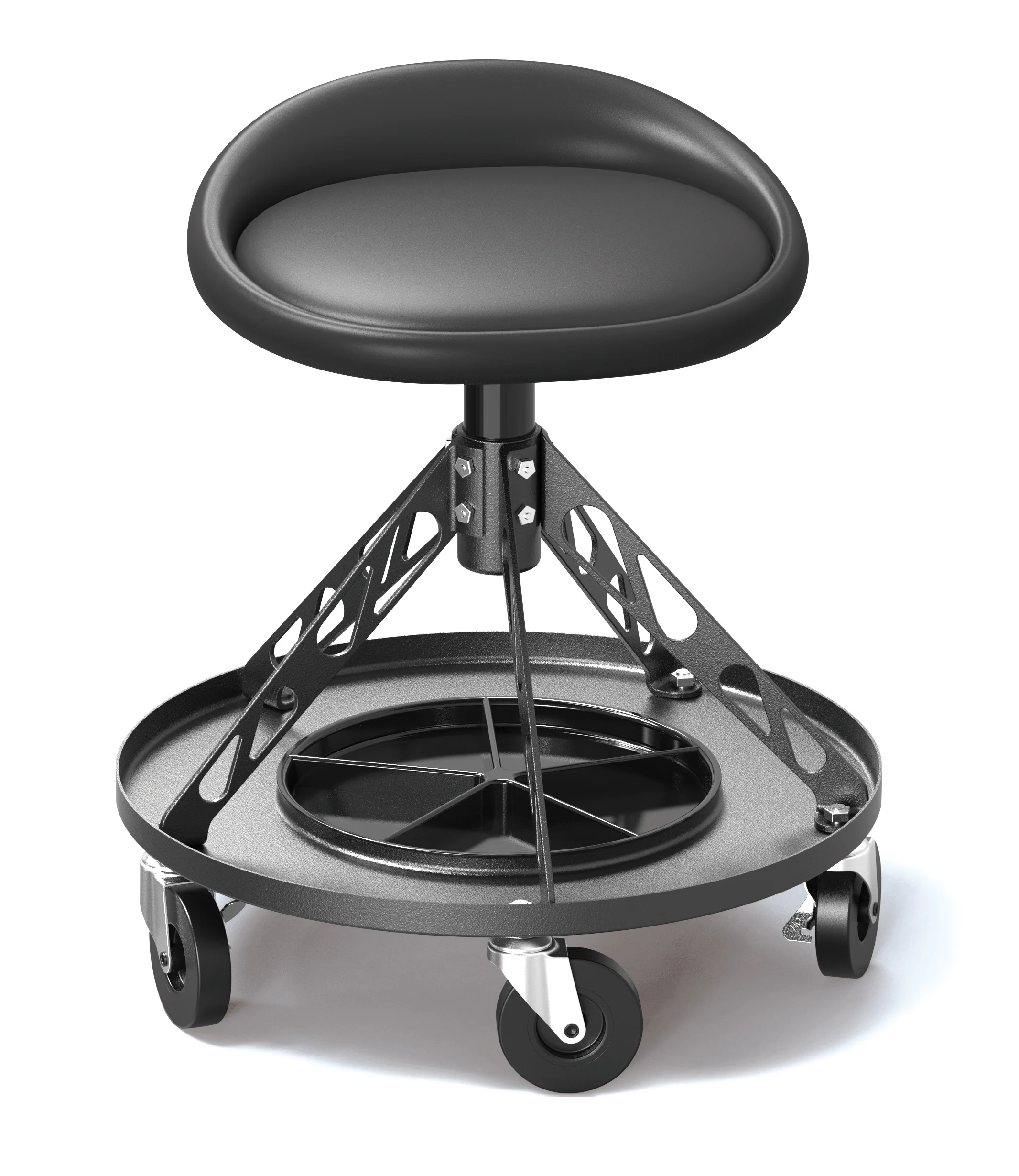 Removable Construction Stool Rolling Mechanics Creeper Seat Car ...