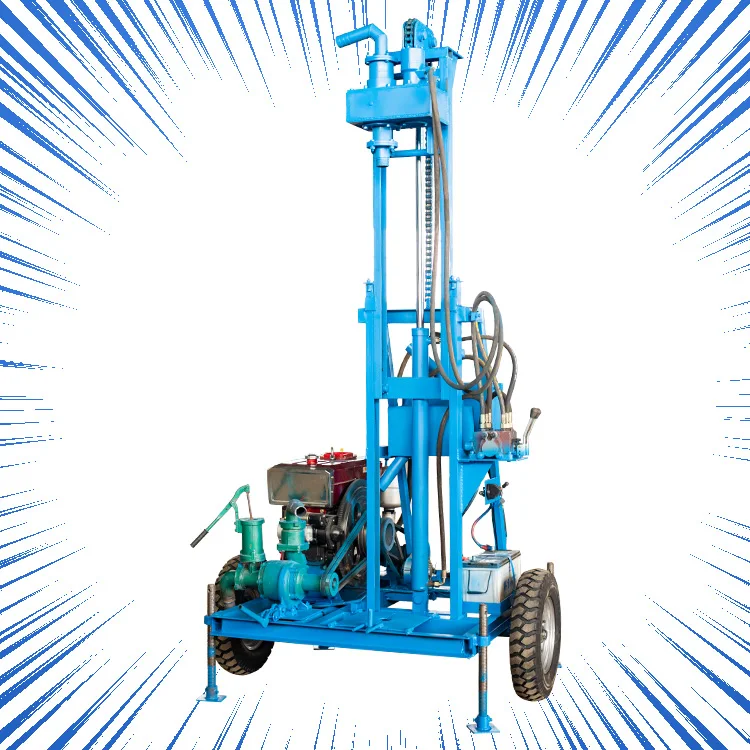 Rotary Driller Cheap Small Portable Water Garden Well Mini Borehole ...