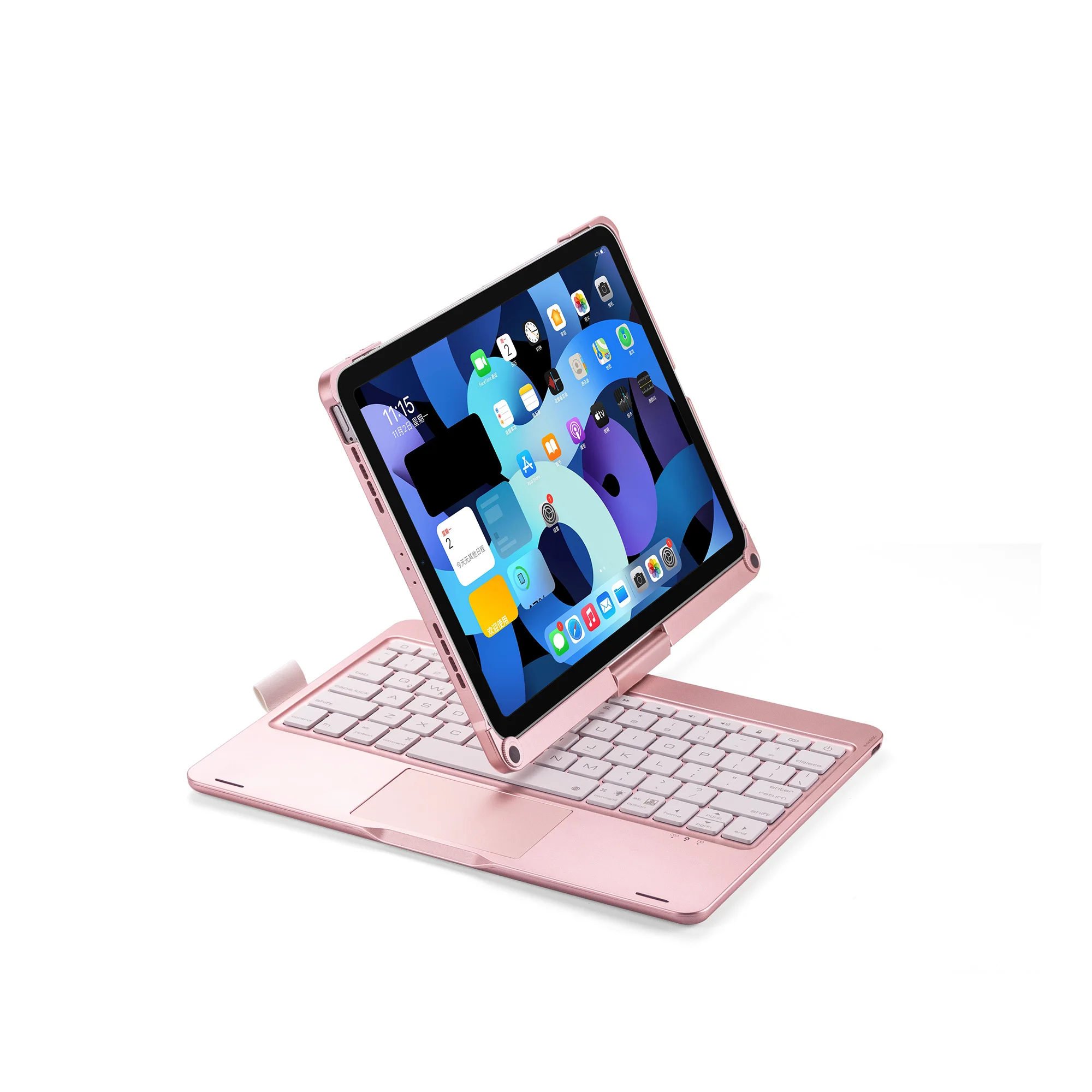 360 Degree Rotation Touchpad Keyboard for Ipad Tablet