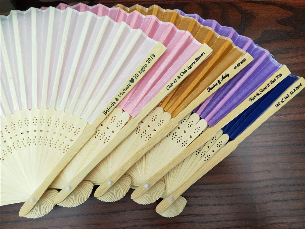 Factory Price Silk Hand Fans Wedding Gifts Nice Fans Wedding Favors ...