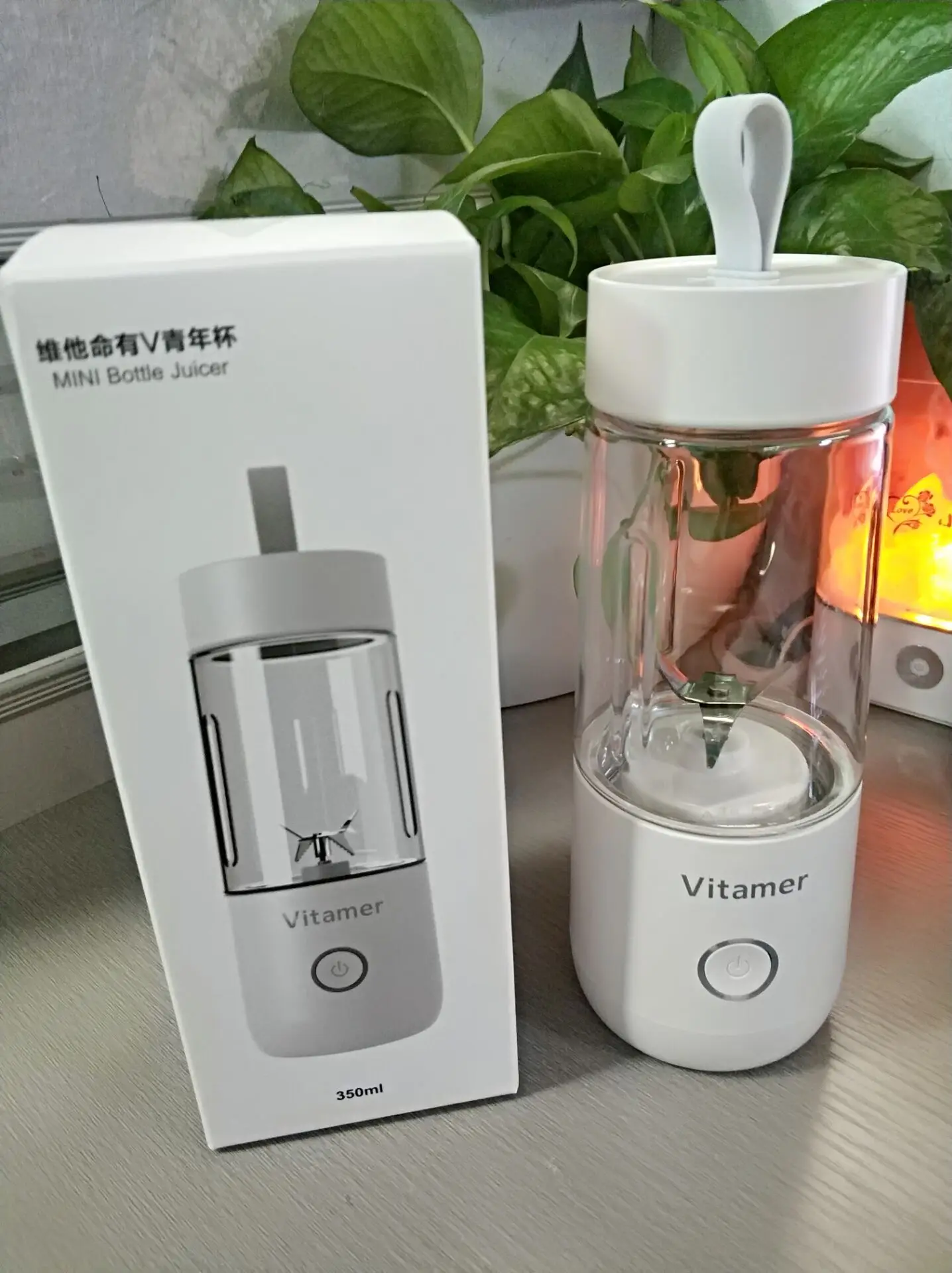 Fruit Mixer Grinder Steel Jar Portable Mini Bottle Hand Blender With ...