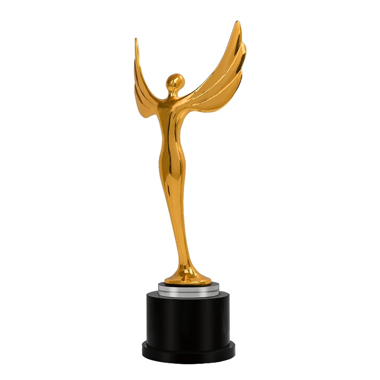 Shining Custom Metal Angel Trophy Award Souvenir Gifts