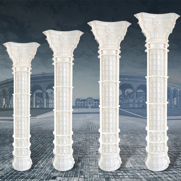 Adjustable architecture precast concrete column cement pillar mold ...