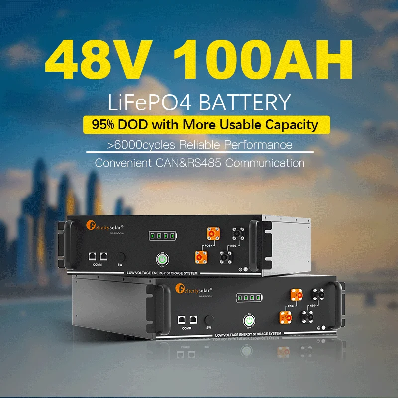Felicity Solar Rack Mount Lifepo4 Battery Lithium Battery Solar Sodium ...