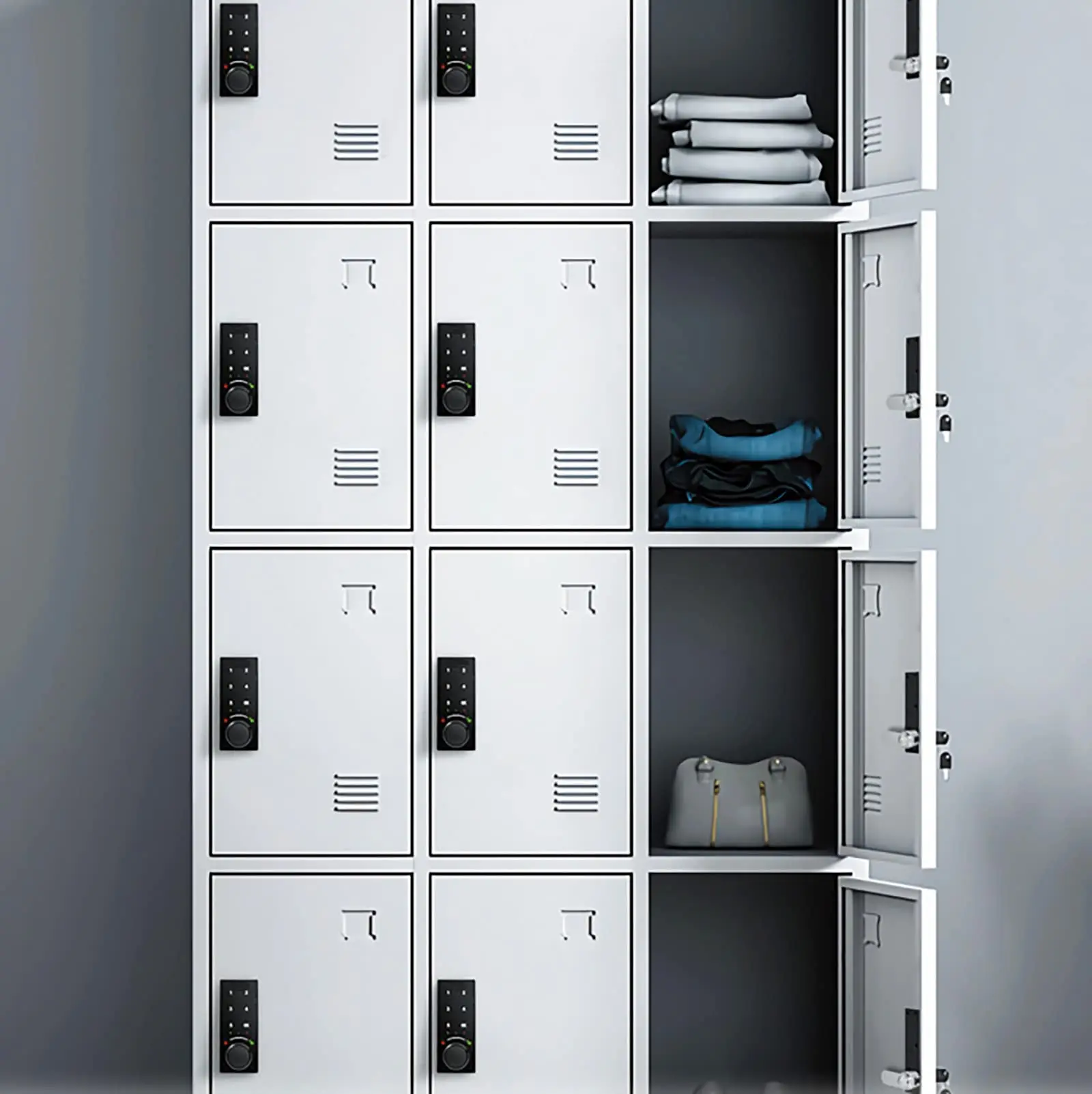 Office Gym Furniture Electronic Password Digital Cabinet Gym Locker ...