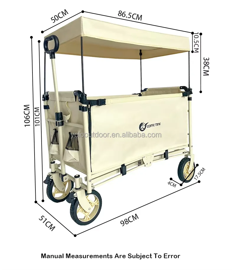 Folding Platform Trolley Hand Trolley Cart Trailer Dolly Mover Trolley ...