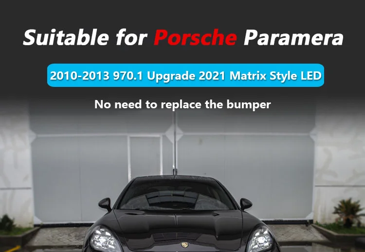 Porsche Panamera 970.1 Led Headlight Upgrade - 5000 Lm, Oem | Wholesale