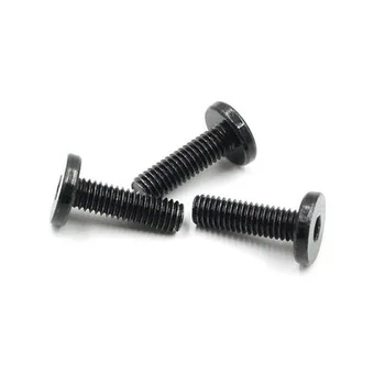 Ultra Low Profile Screw M3 M4 M5 M6 M8 Ss Stainless Steel Black Oxide Ultra Low Head Hex Socket ...