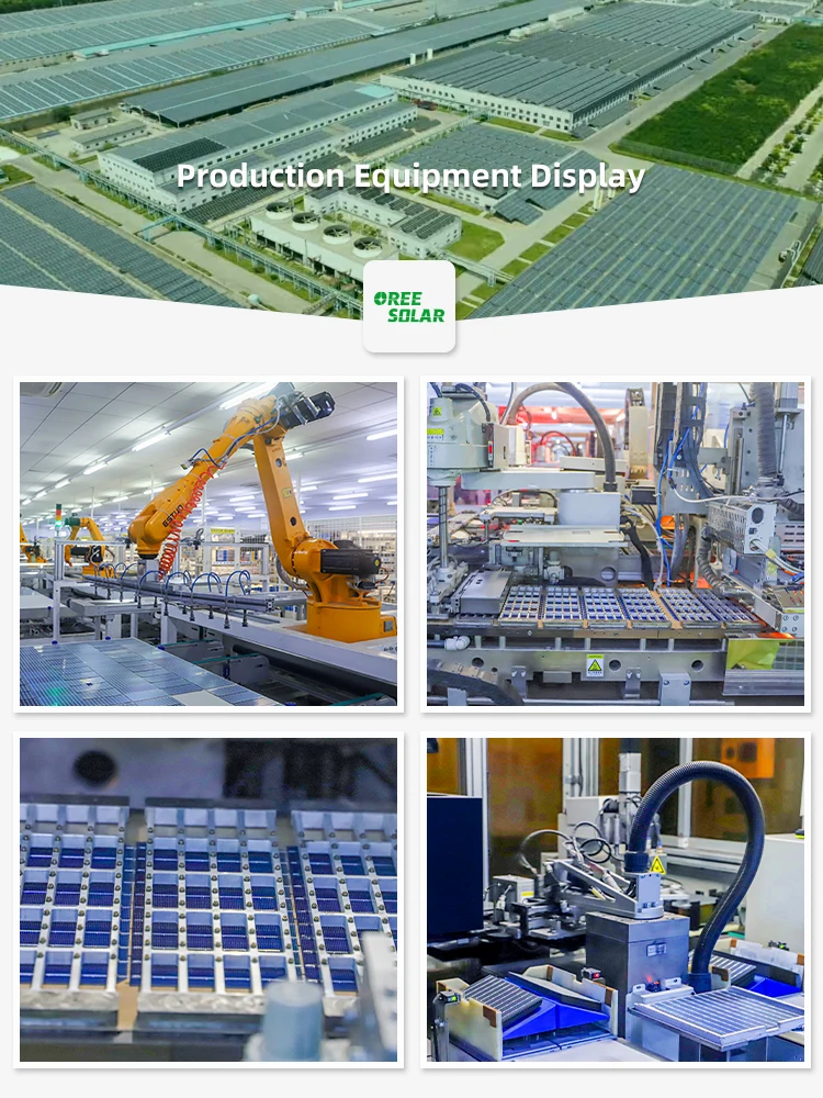 Oree Solar Panel 500 Watt 550w System Monocrystalline Black Cover Solar ...