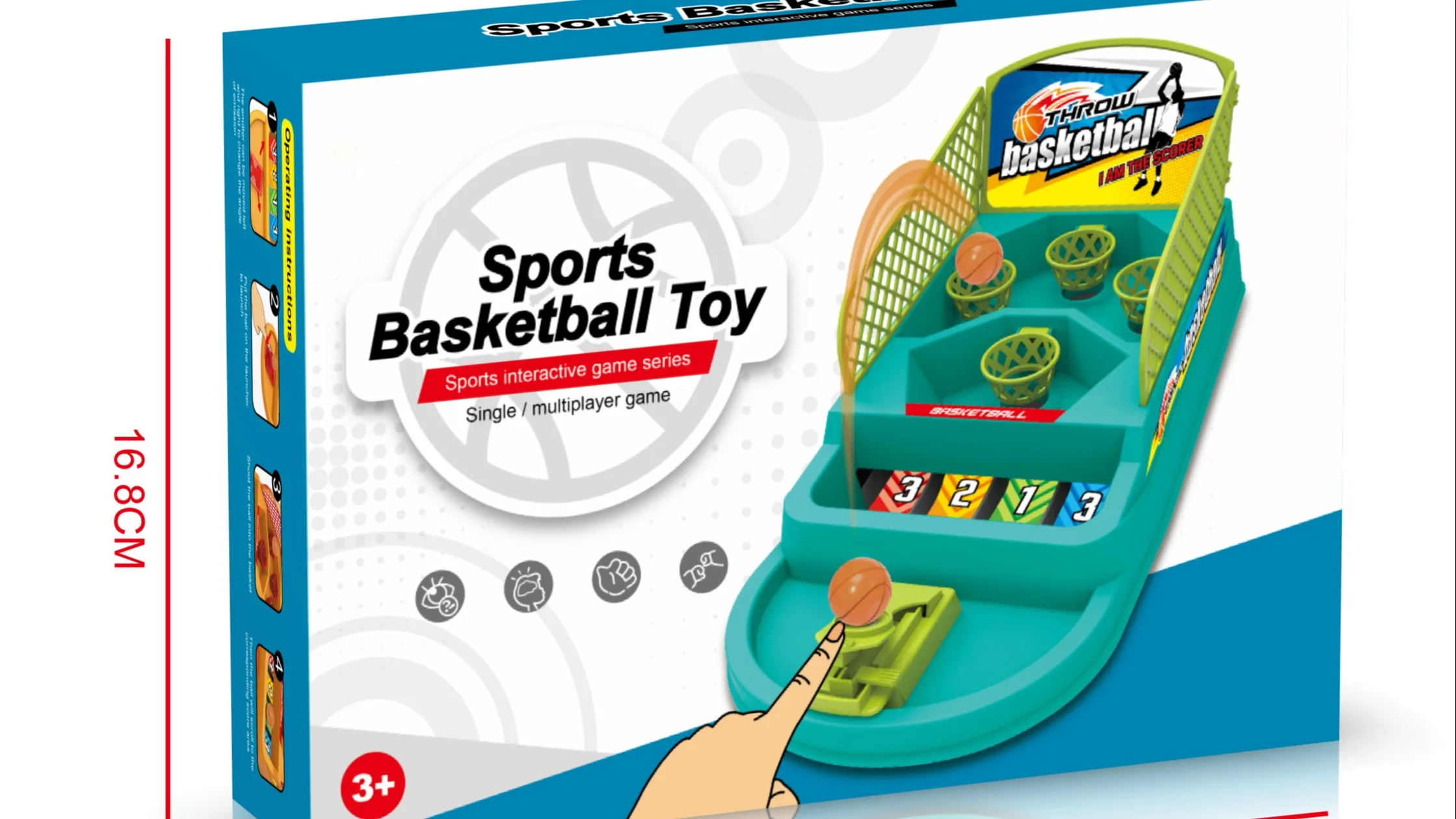 Indoor Funny Shooting Ball Game Machine Kids Mini Tabletop Finger ...