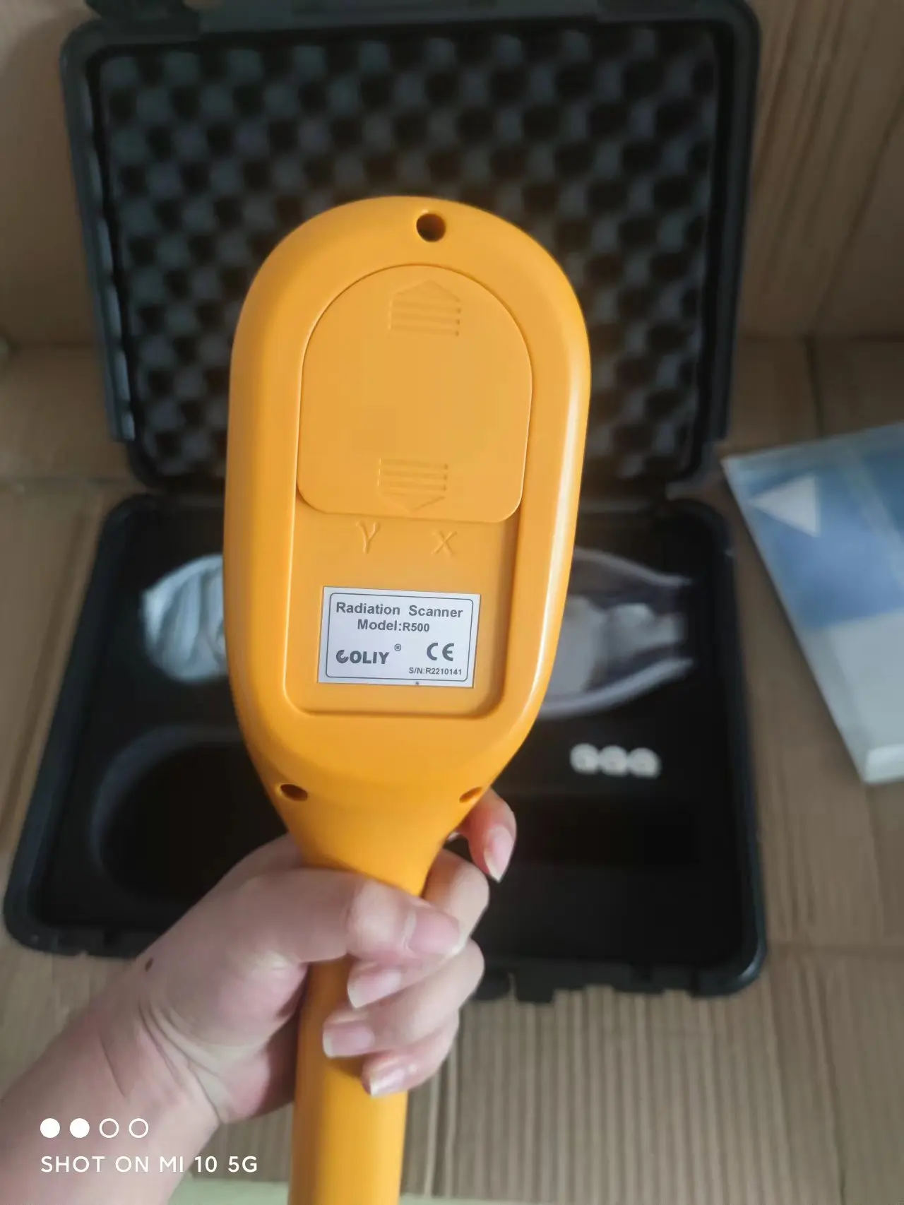 Professional Radiation Survey Meter Portable Nuclear Radiation Detector ...