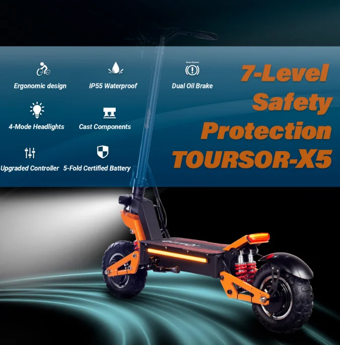 X5 1200w Motor Scooter - High Performance & Low Price