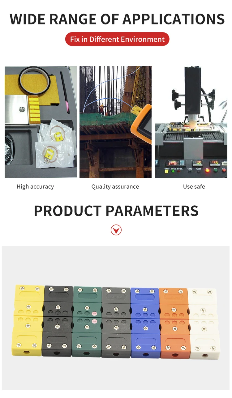 Micc Thermocouple Pt100 Connector With Clamp Lightweight And Convenient ...