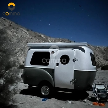 Camper Trailer Mini Autocaravana Motorhomes Trailer Stainless Steel ...