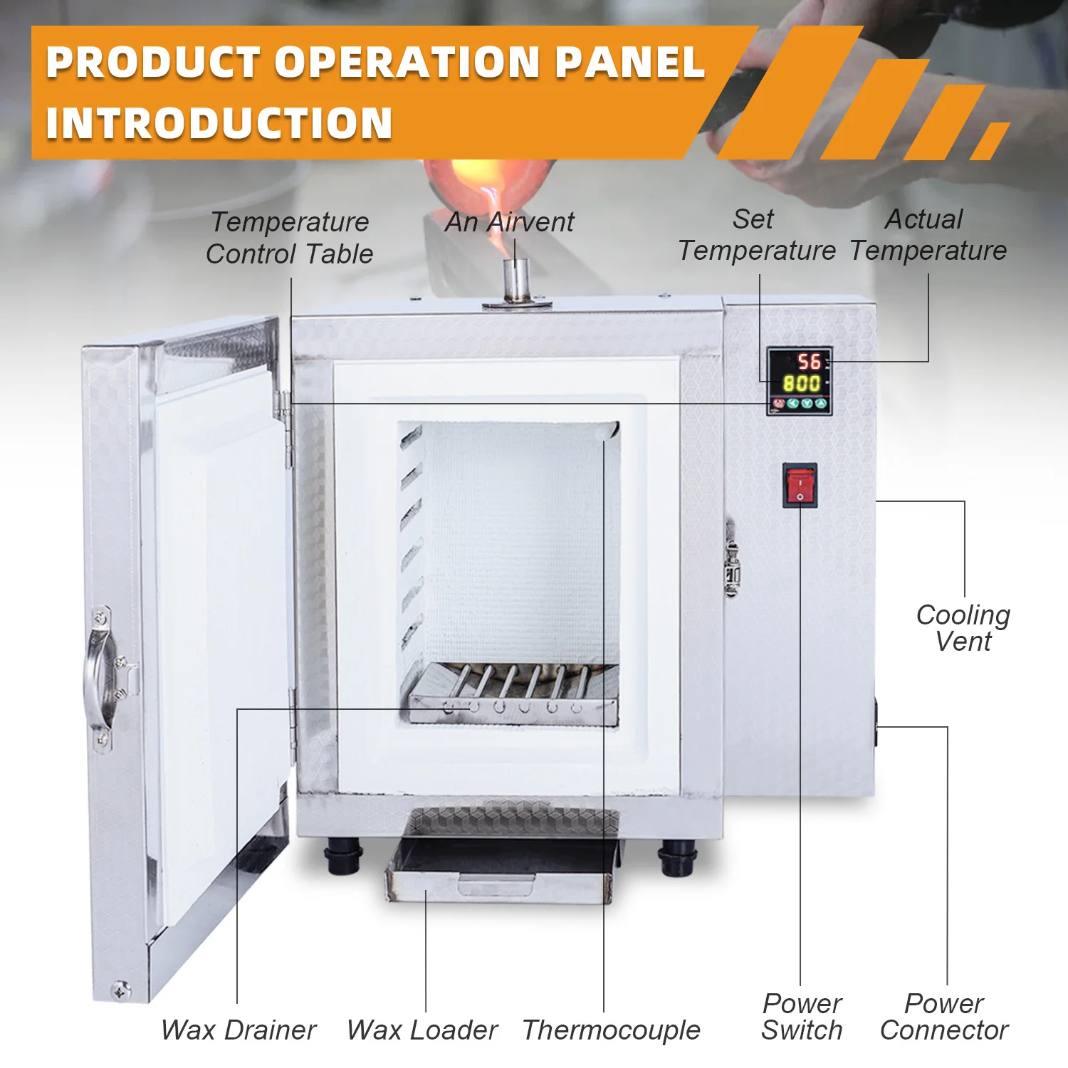 Alibaba.com: 900℃ incubator oven, lost wax burnout furnace & jewelry ...