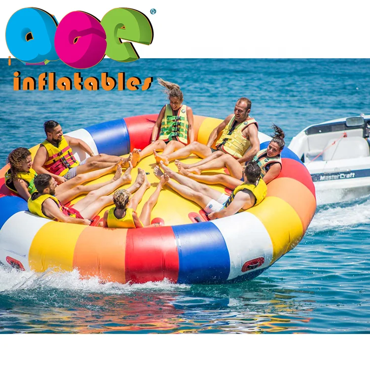 New Design Summer Fun Exciting Water Sport Game Inflatable Spinning Ufo ...