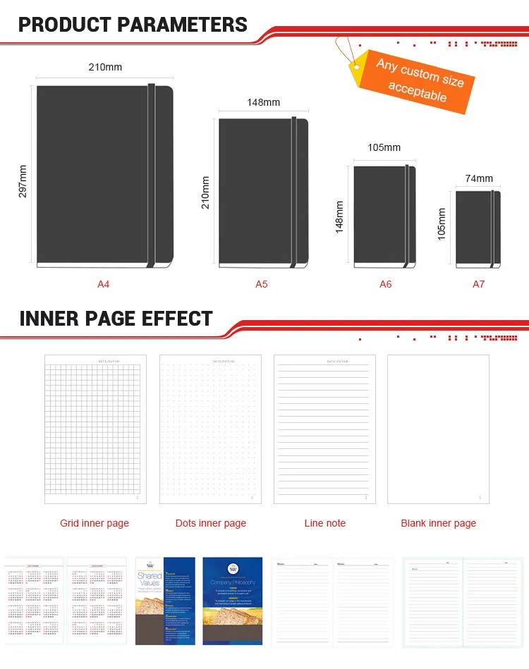 Personalized A5 PU Leather Diary - 100 Sheets, Thread Binding