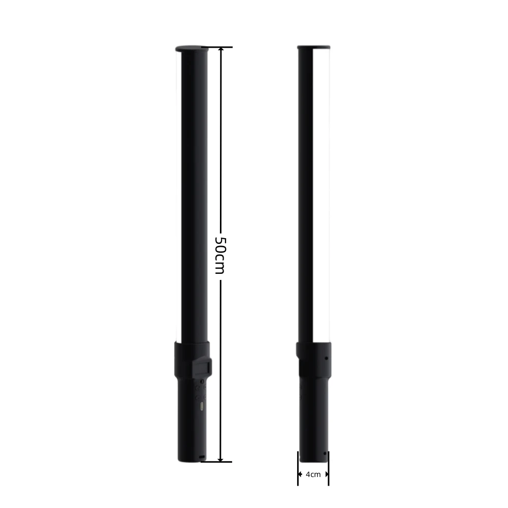 LED Stick Light With 2500mAh Built-in Battery 12 Light Scenes Handheld ...