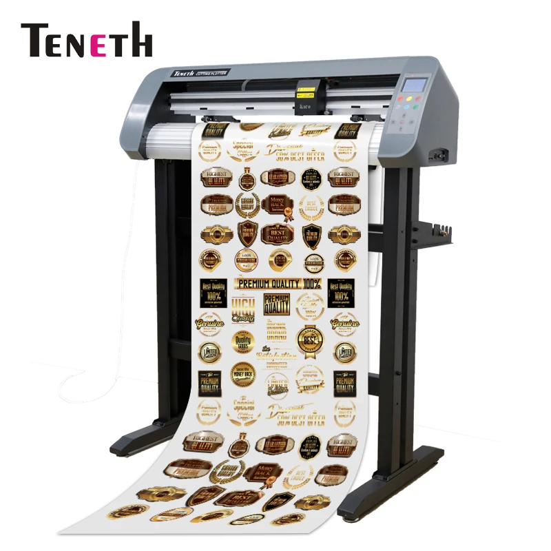 Teneth 24" High Speed Servo Motor Auto Contour Cutting Plotter With ...