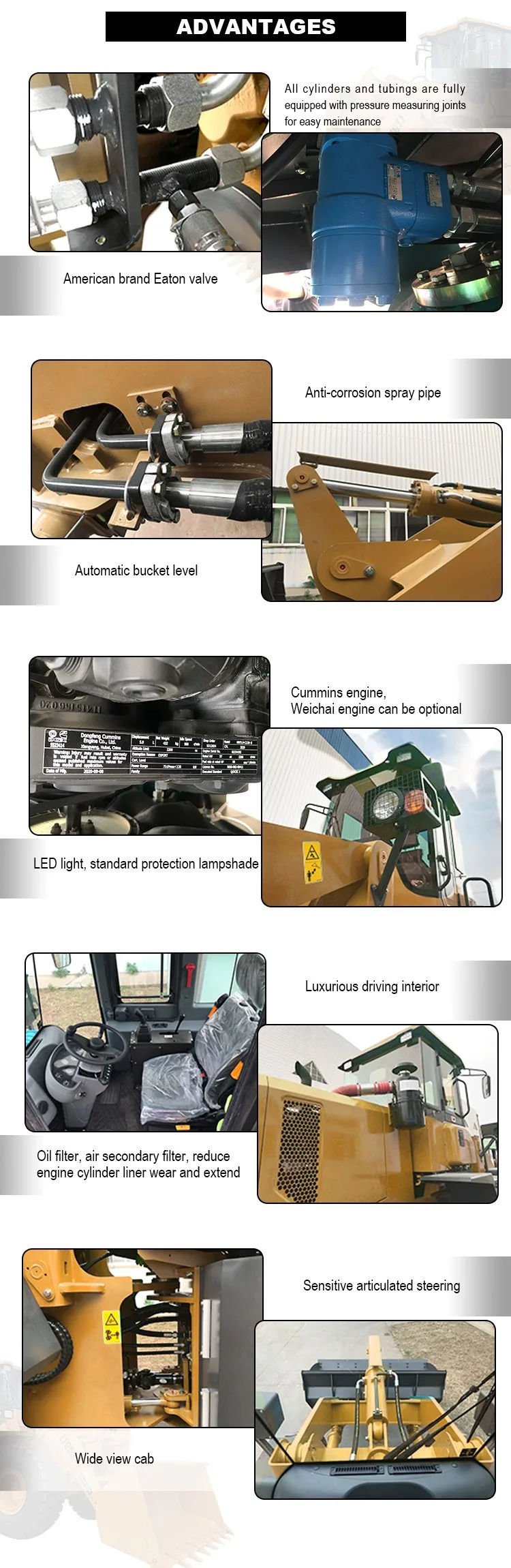 Payloader Zl50gn Construction Machinery Front End Loader