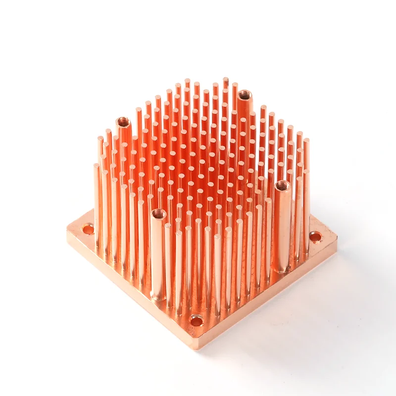 Diy Led Heat Sink Cold Extrusion Processing Copper Radiator Copper Forging Pin Fin Heat Sink50 ...