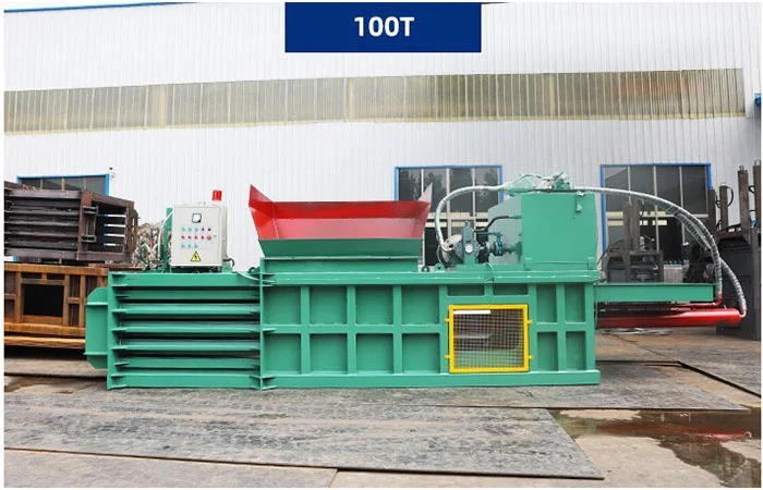 Hydraulic Horizontal Scrap Metal Shear Baler Machine Recycle Compactor ...