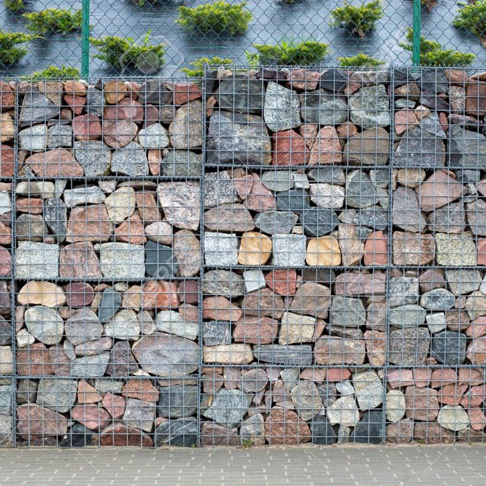 Alibaba.com: Galvanized Welded Rock Gabion Basket for Retaining Wall ...