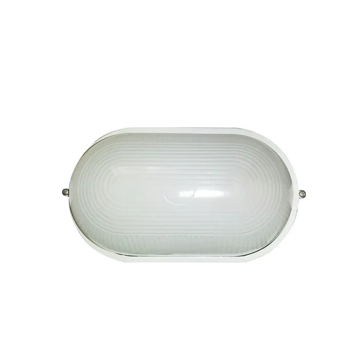 Outdoor Waterproof Led Round Oval Ceiling Wall Bulkhead Light Damp ...