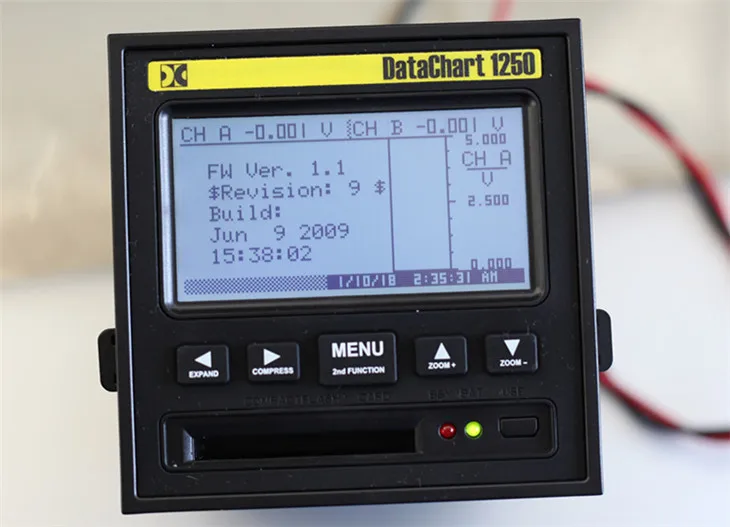 Monarch Dual-channel Speed Recorder Datachart1250 Dual-channel Speed ...