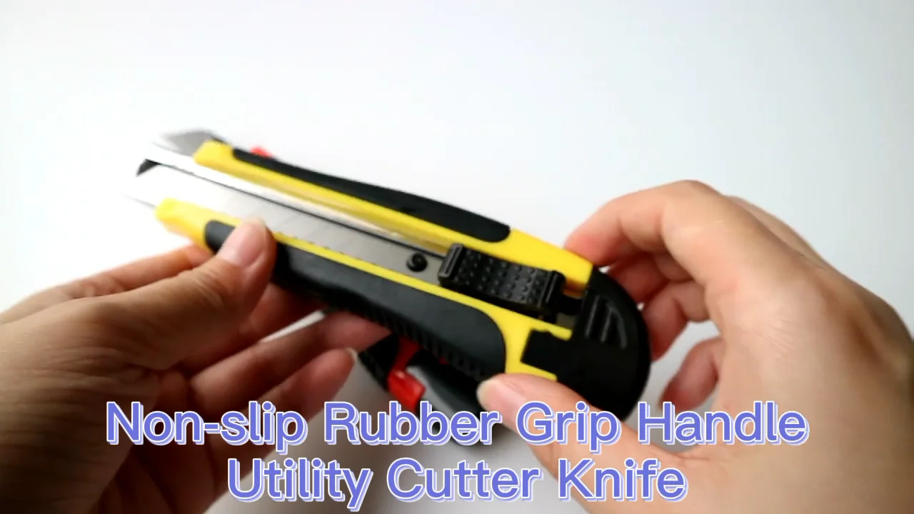 18mm Quick Change Reload Blade Retractable Lockable Pusher Utility ...