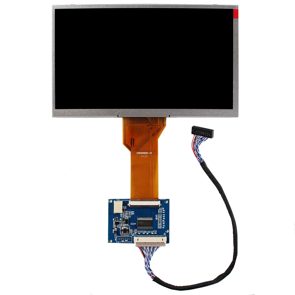 50pin Ttl To Lvds Tcon Board Thin Motorcycle Lcd Panel 7" At070tn92 ...