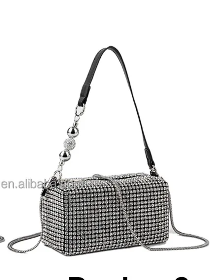 Bling Bling Crystals Diamond Evening Clutch Bag For Women Girls ...
