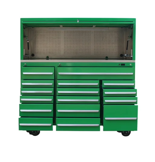 16 Drawers Rolling Tool Box Cabinet Portable Storage Tool Chest Rolling ...