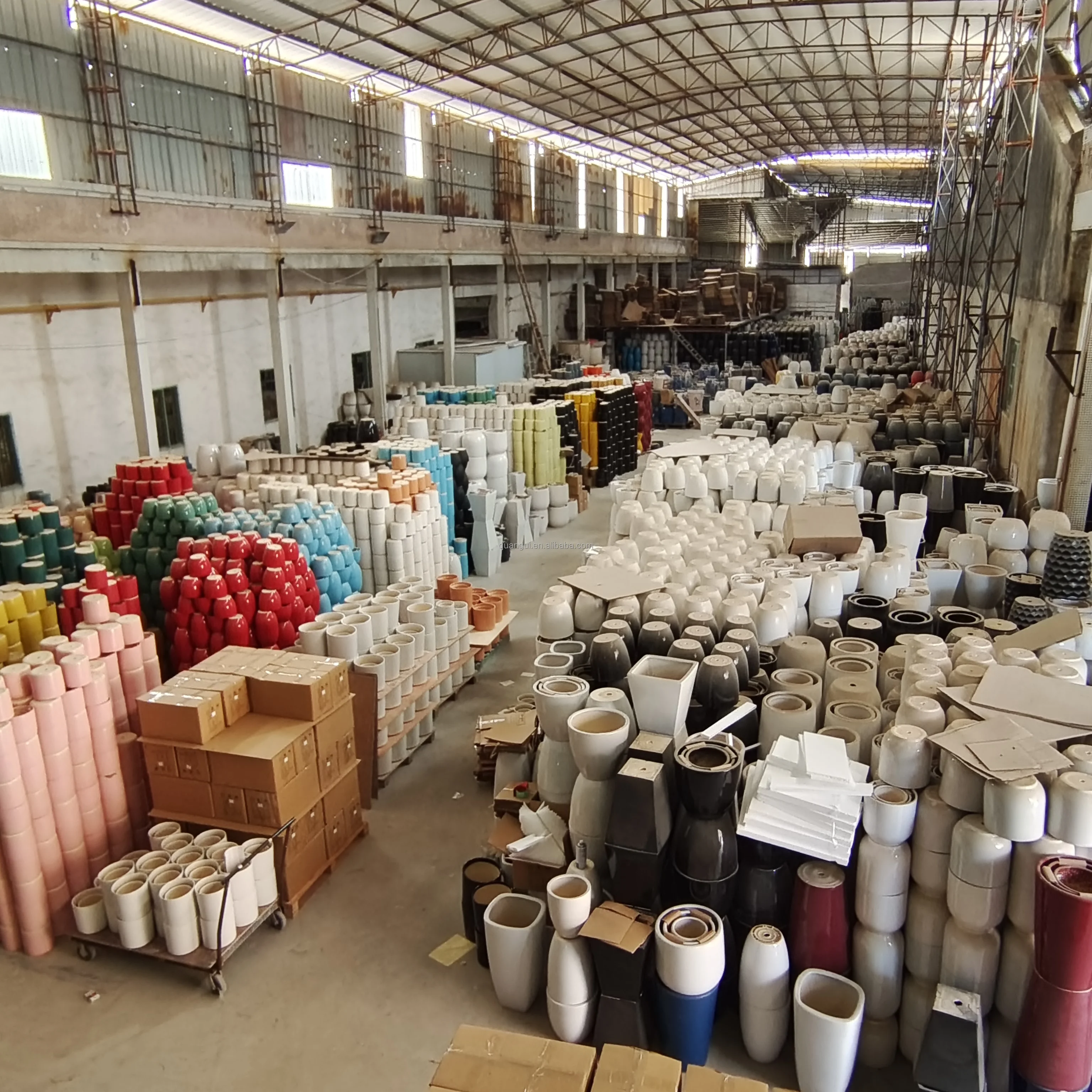 Foshan Direct Factory Small Size Ceramic Flower Pots Modern Style for ...