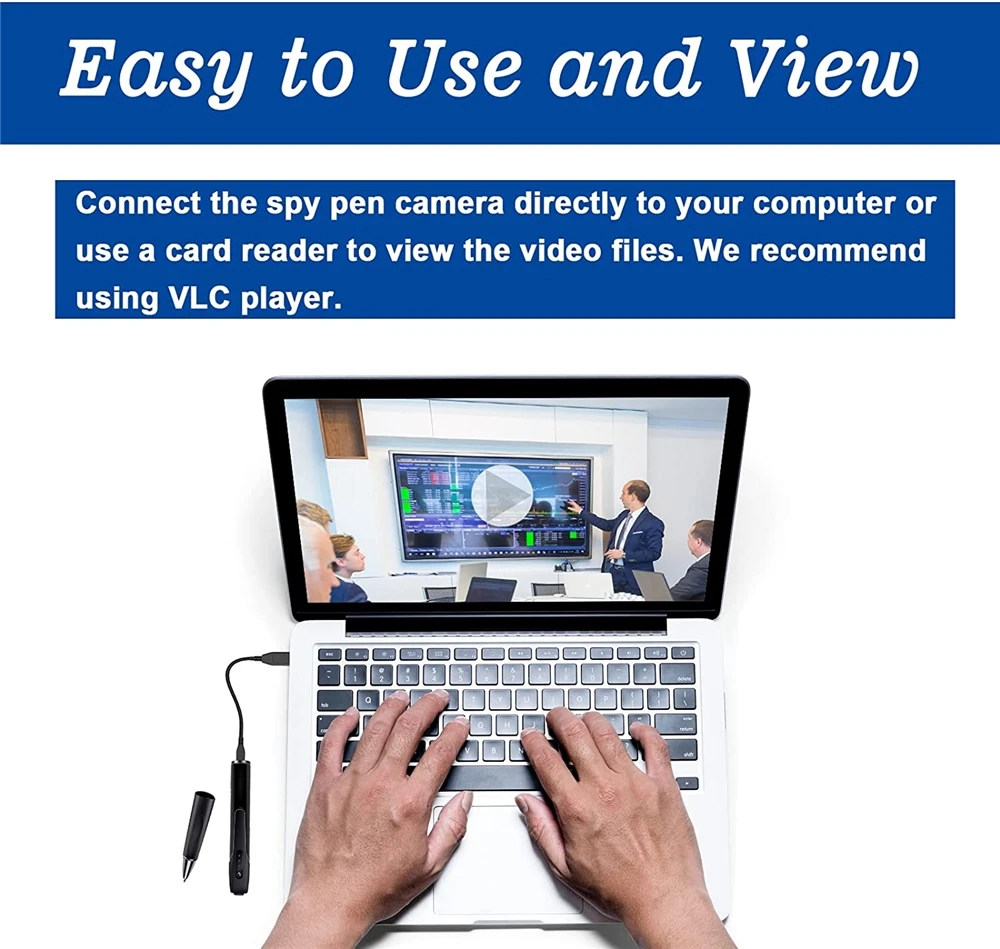 Pen Camera With Video And Audio Recording 32gb 64gb 128gb 256gb Body ...