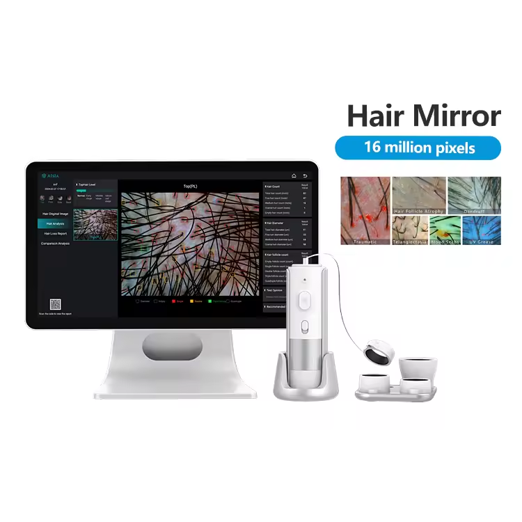 High Definition Scalp Hair Follicle Detector Hair Analyzer And Skin ...