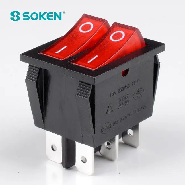 Soken Kema Keur Rocker Switch For Oven/heater/water Heater Rk1-22 On ...