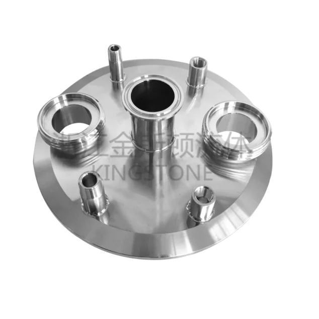 6 Inch Tri Clamp Lid End With Female Npt Port - Buy 6 Inch Tri Clamp ...