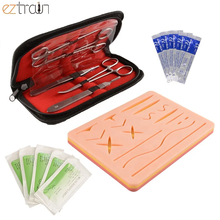 Medical Suture Practice Kit With Suture Tools Suture Pads For Students Medical Training - Buy ...