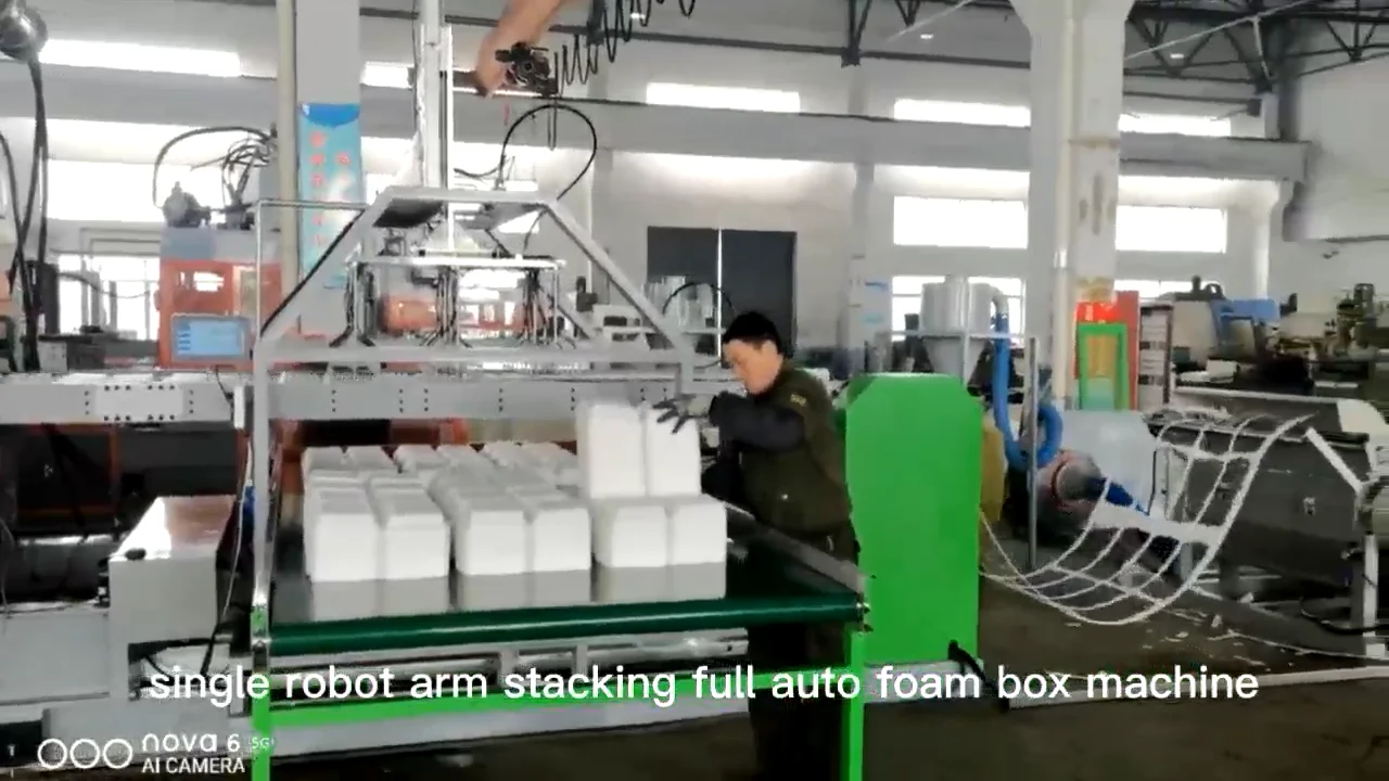 Ps Foam Dish Box Container Production Line - Buy Foam Dish Machine ...