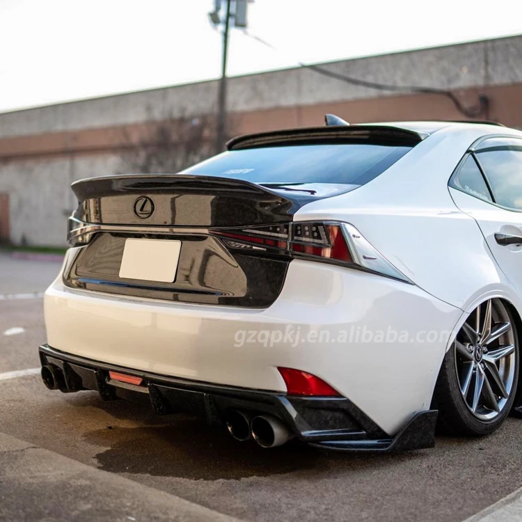 Lexus IS250/IS300 Carbon Fiber Rear Spoiler Diffuser Kit