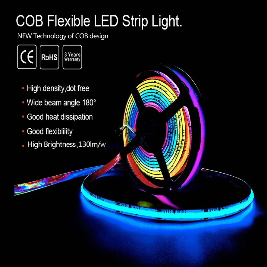 Shimei Magic RGB COB LED Strips - Smart Lighting Solutions