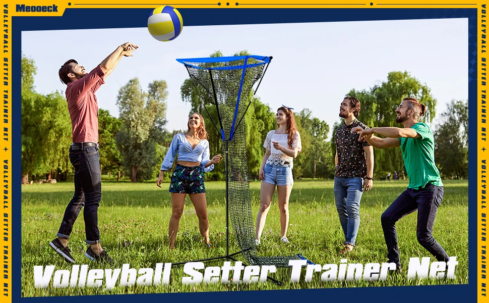 3 X 3 ft Volleyball Setter Trainer Net Volleyball Training Equipment ...