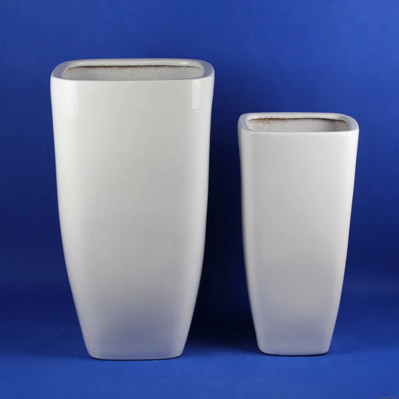 White Large Ceramic Flower Pots/flowerpot Garden Pot Plant Pot Planter ...