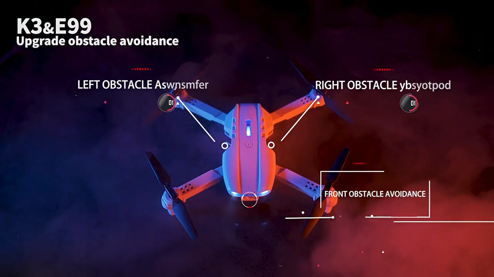 E99 Pro Aircraft 4k Dual Camera Drone Wireless Wifi Rc Quadcopter ...