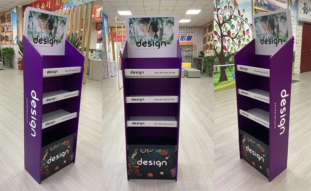 Custom Pop Pos Counter Top Corrugated Cardboard Display Stand Retail ...