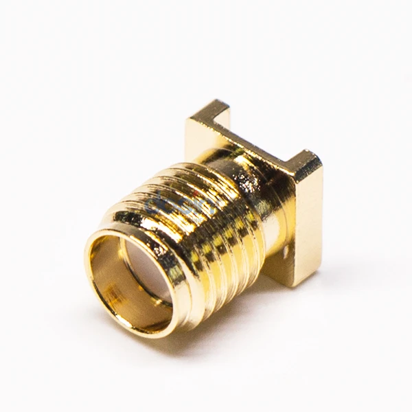 Gold Plated 50ohm 6ghz Female Sma Straight Jack Rf Connector For ...